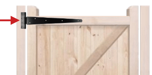 How-to-fit-a-tee-hinge-on-a-gate - Gates & Fences UK